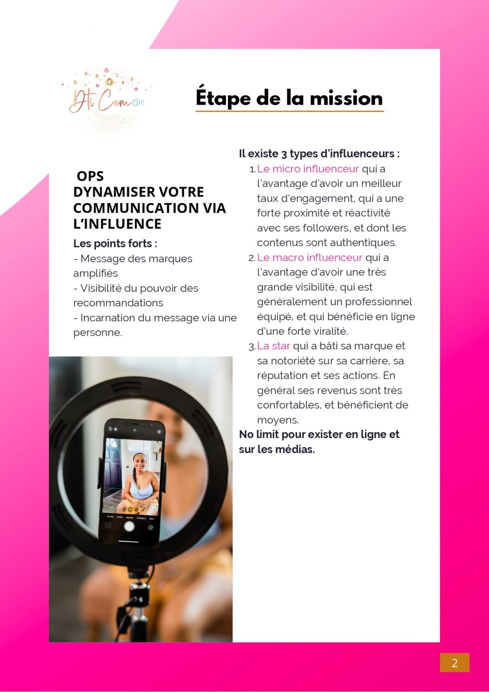 Opération spéciale d'influence | DTI COM ART